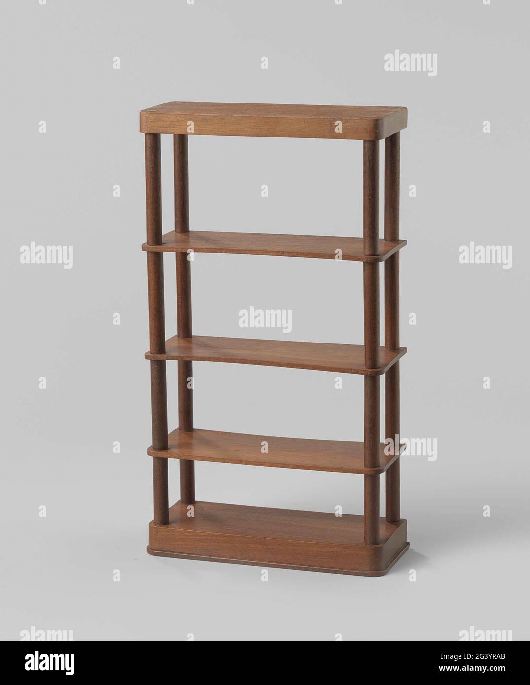 Cabinet with three boards. Steam cupboard from mahogany, consisting of ...