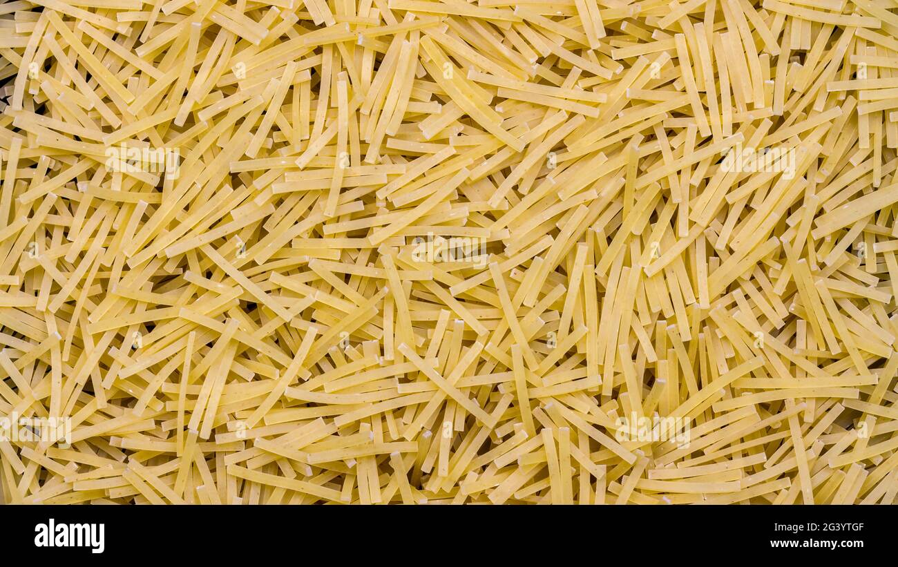 Vermicelli background, thin, organic raw pasta, food texture Stock ...