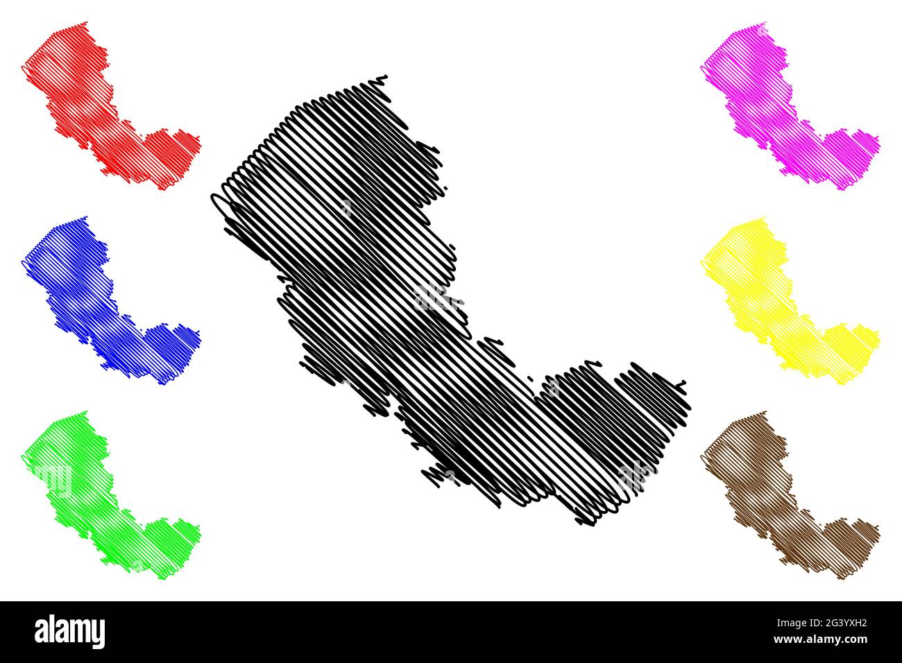 Vector map of mingo hi-res stock photography and images - Alamy