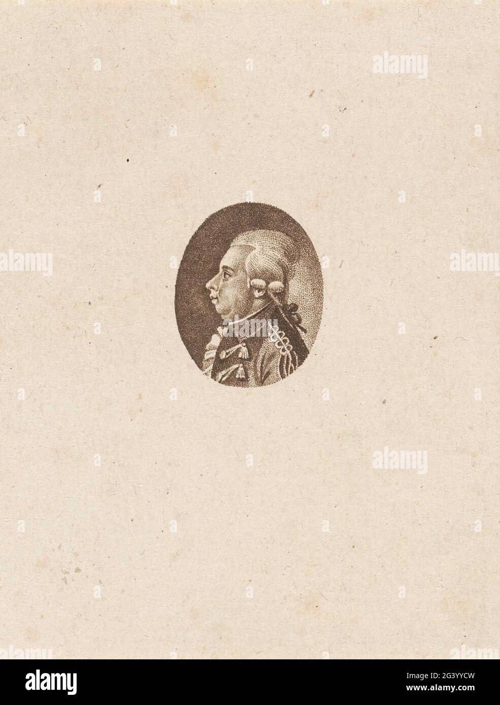 Portrait of Willem V, Prince of Orange-Nassau. Portrait of Willem V in ...