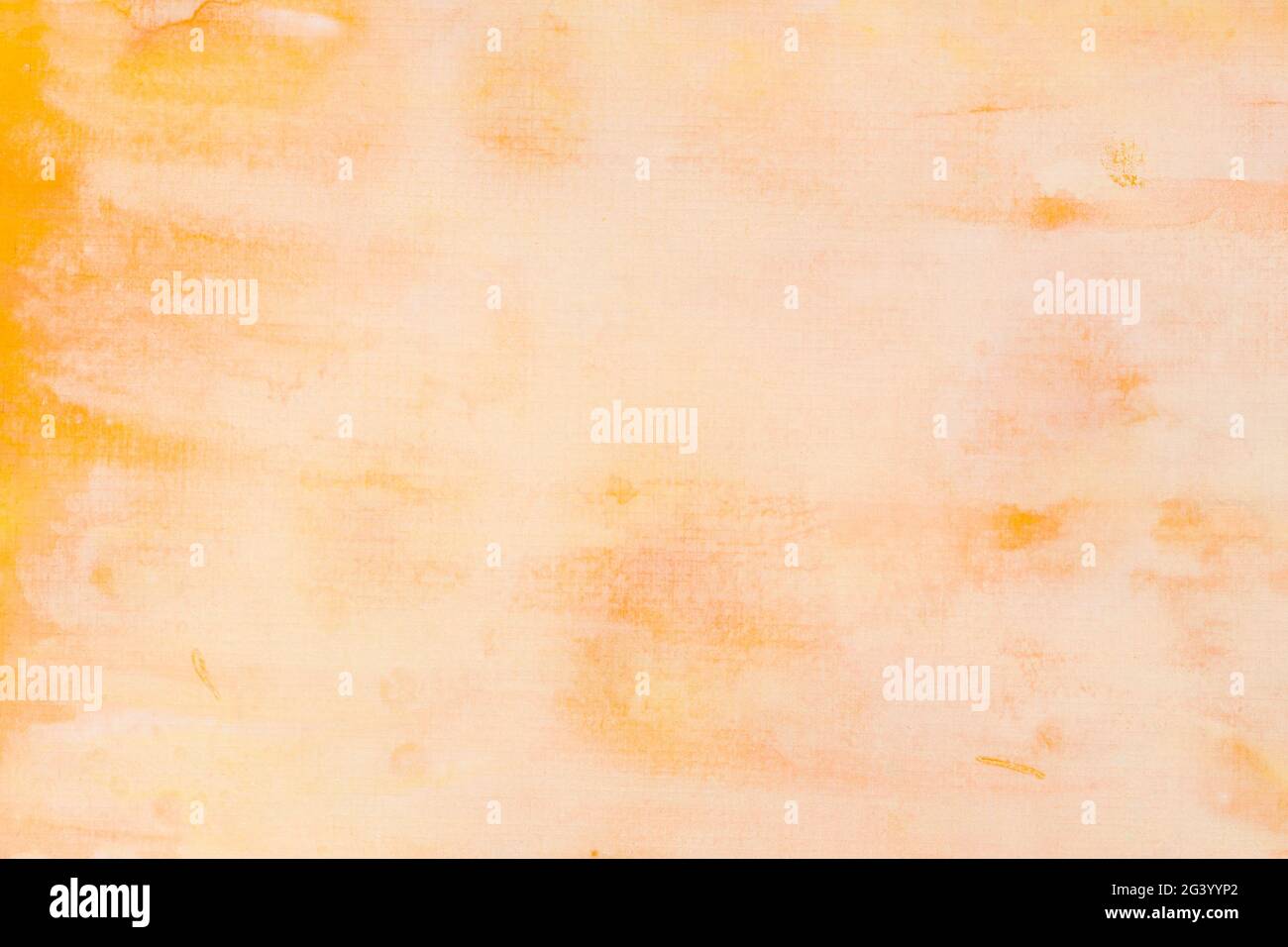 light yellow watercolor painted backround texture Stock Photo - Alamy