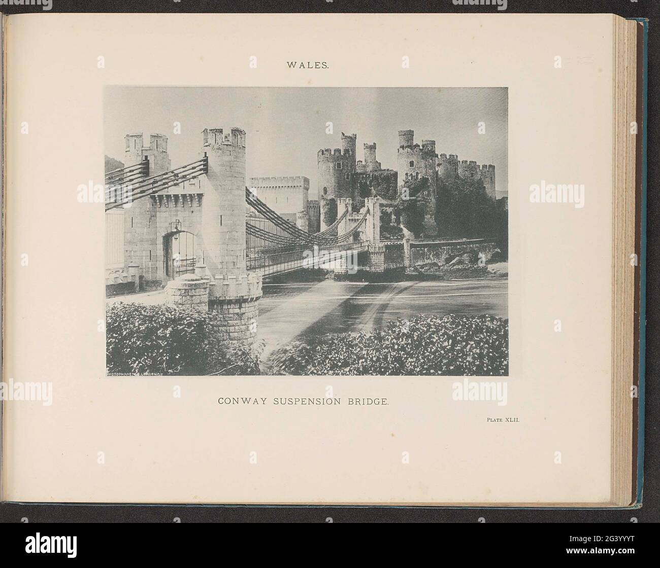 Conway Suspension Bridge Stock Photo - Alamy