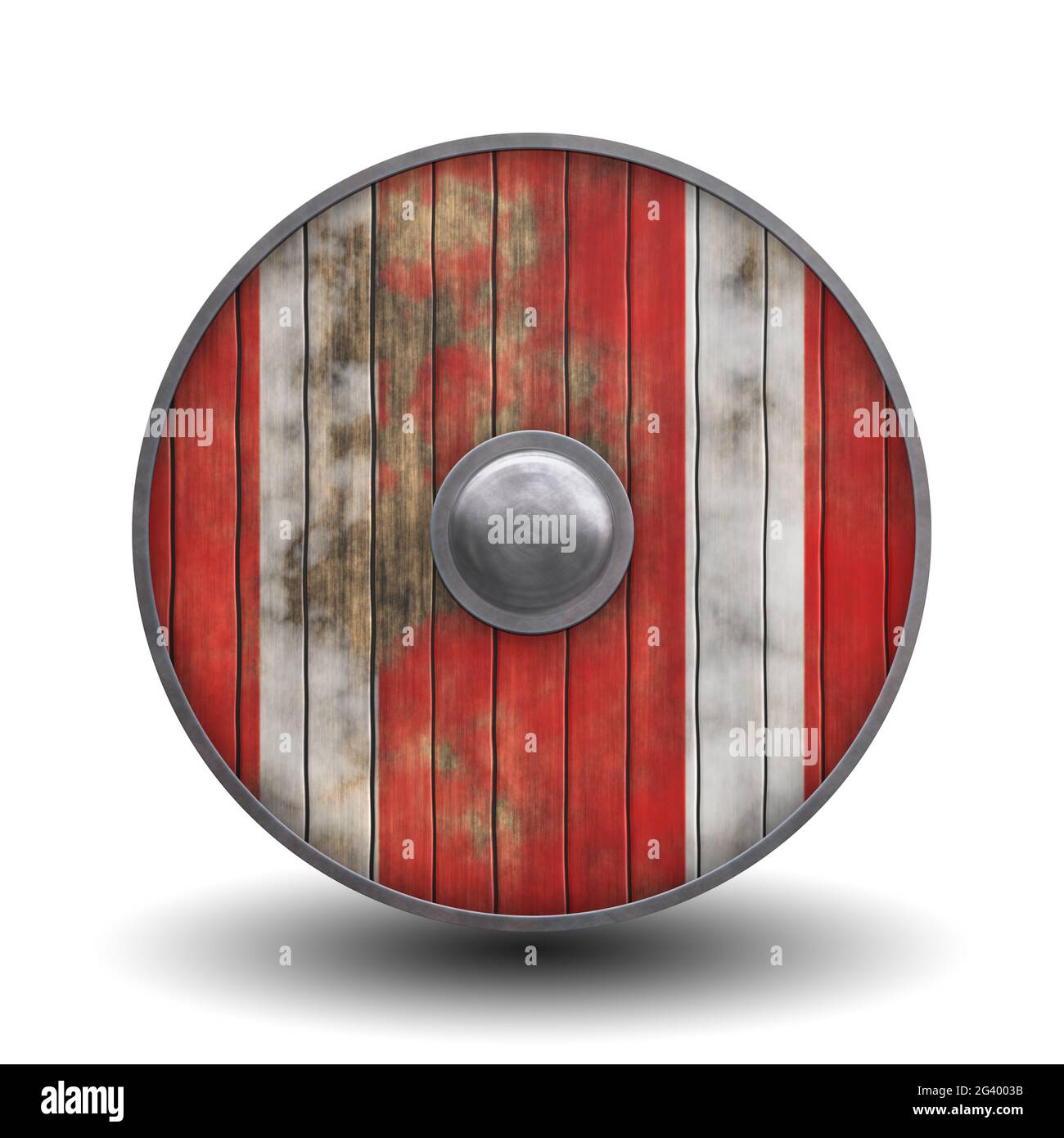 Vintage wooden knight shield Stock Photo - Alamy