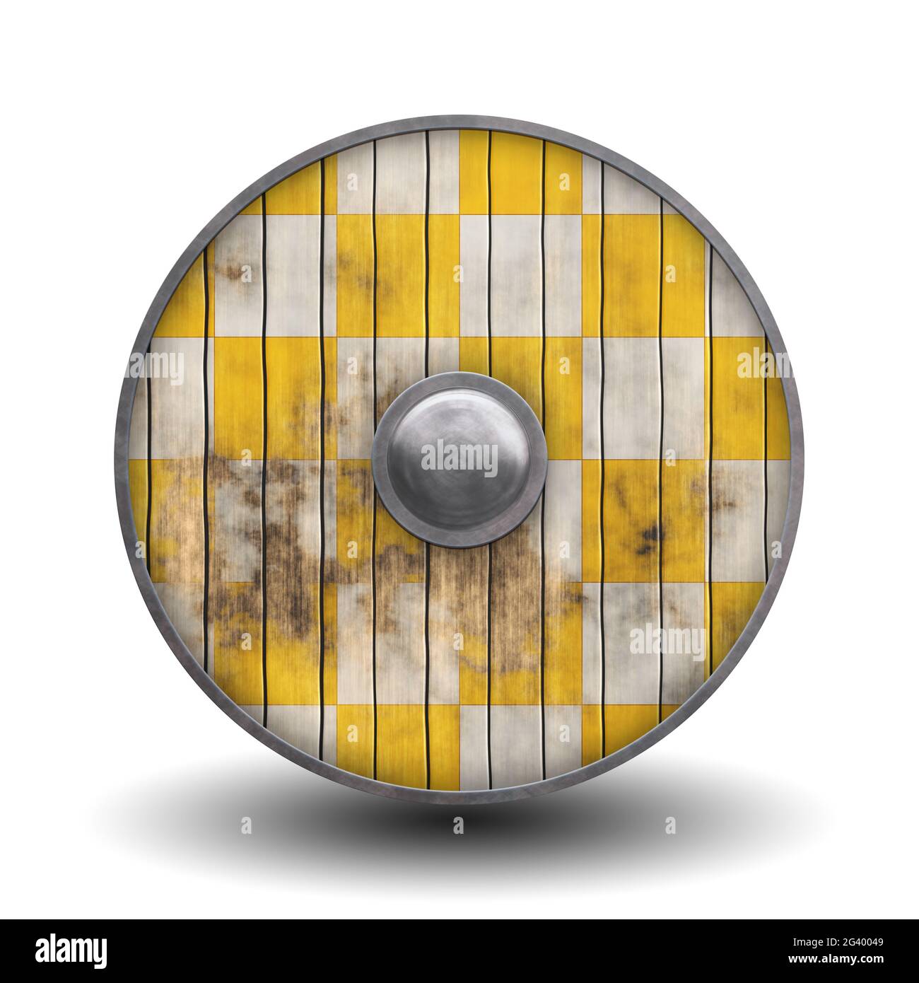 Vintage wooden knight shield Stock Photo - Alamy