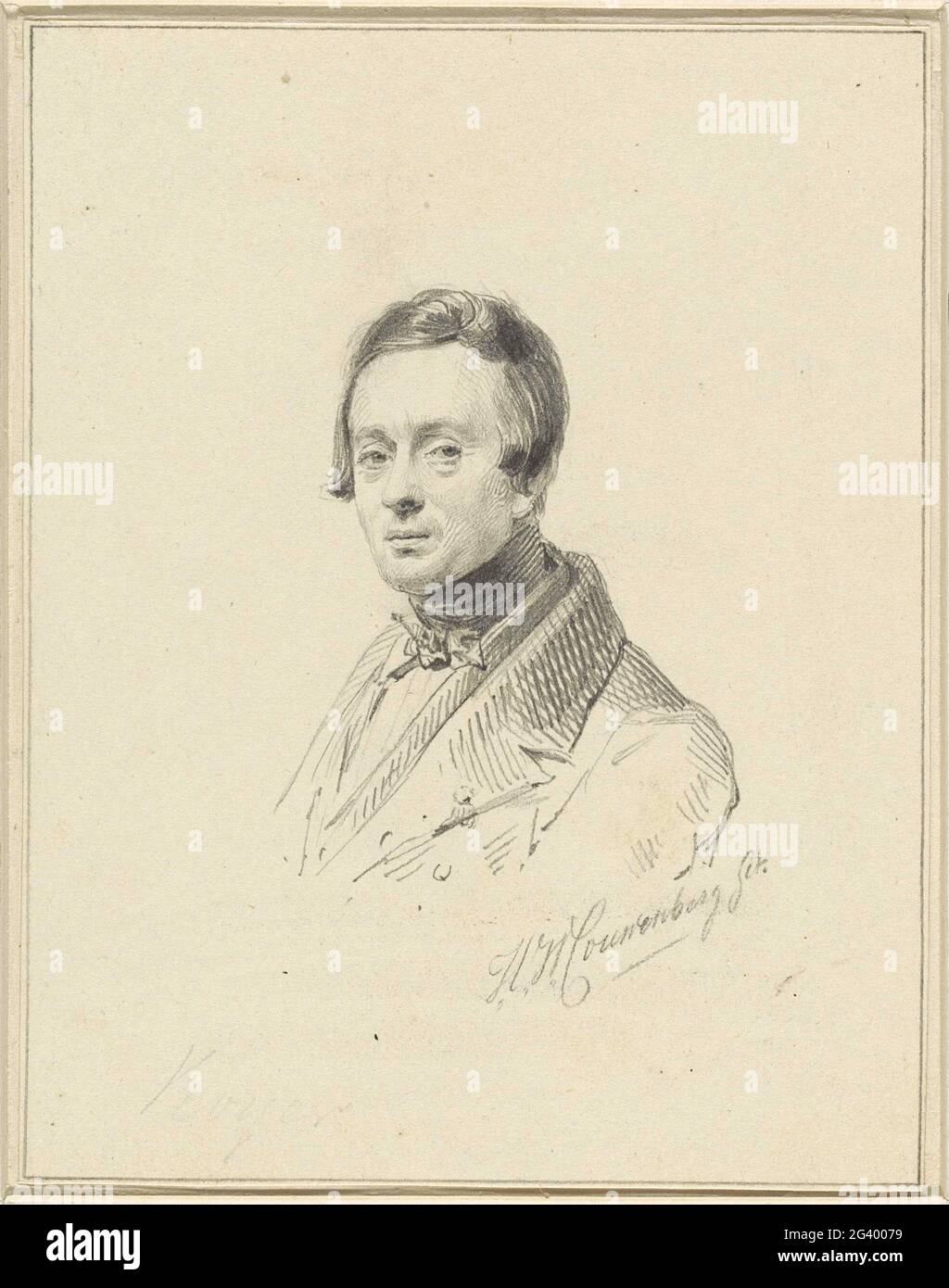 Portrait of Louis Royer Stock Photo - Alamy