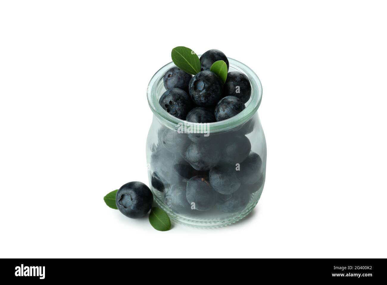 Fresh delicious blueberry isolated on white background Stock Photo - Alamy