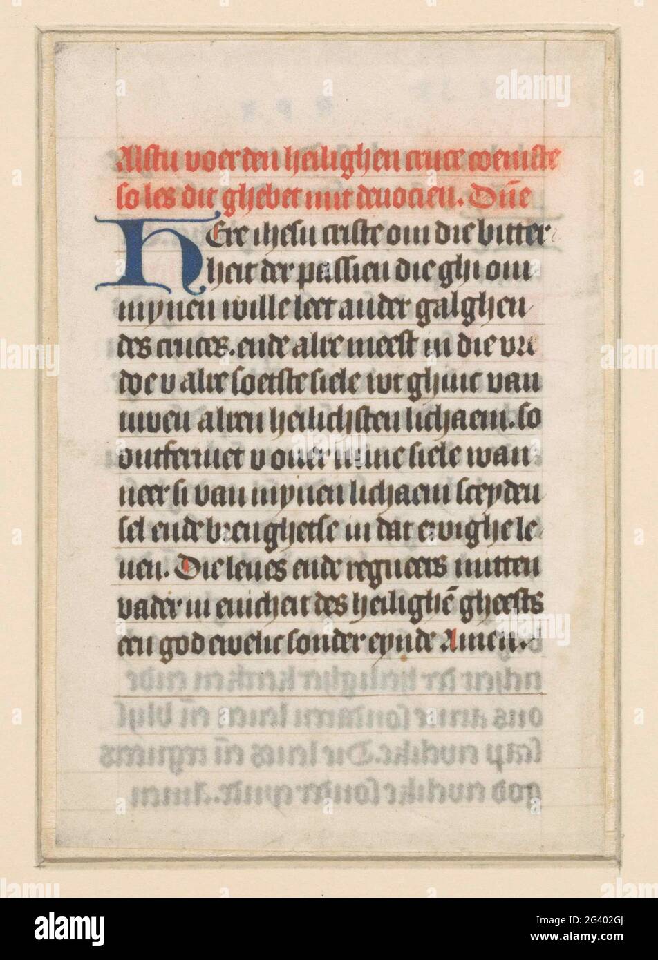 Manuscript from a tide book Stock Photo - Alamy