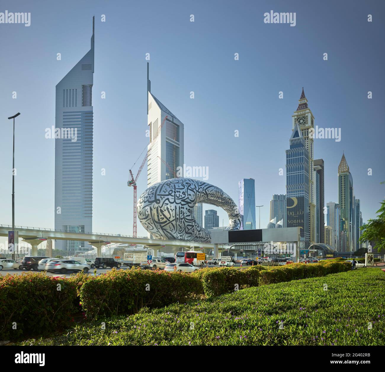Sheikh Zayed Road, Emirates Towers, Al Yaqoub Tower, Dubai, United Arab ...