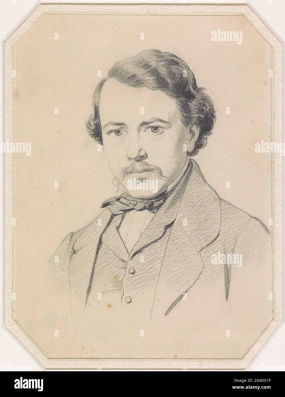 Portrait of Charles Leickert Stock Photo - Alamy