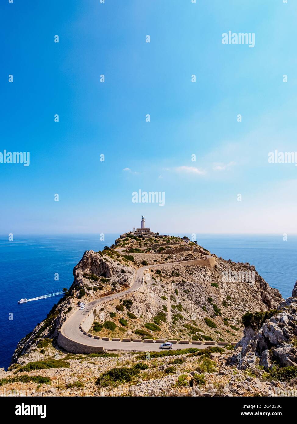 Lighthouse Far de Formentor at Formentor Peninsula, Cap de Formentor ...