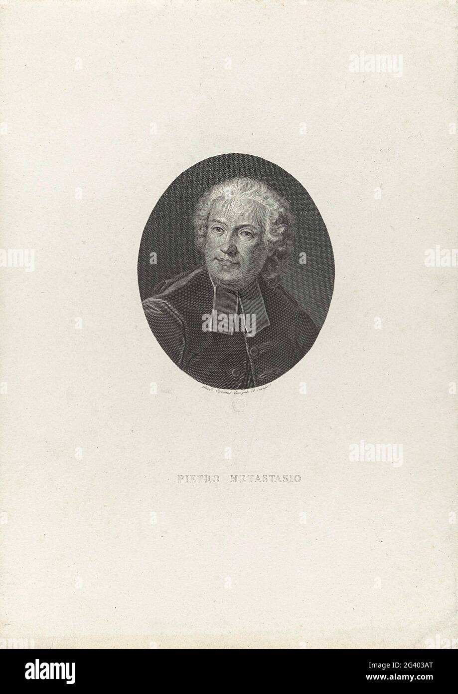 Librettist pietro metastasio portraits hi-res stock photography and ...