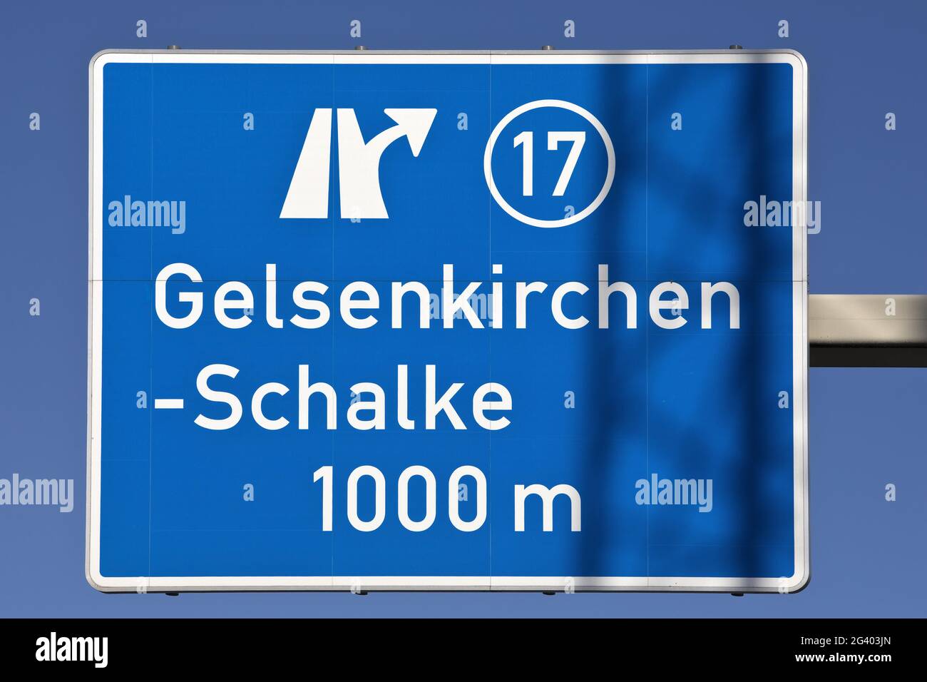 Motorway exit sign hi-res stock photography and images - Alamy