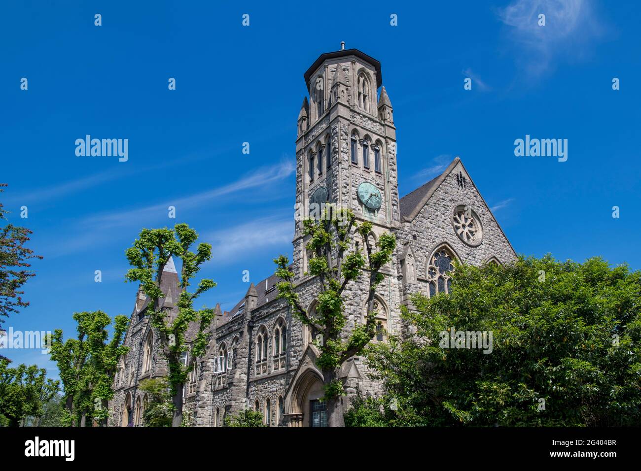 Deconsecrated stone church Highgate North London Stock Photo - Alamy