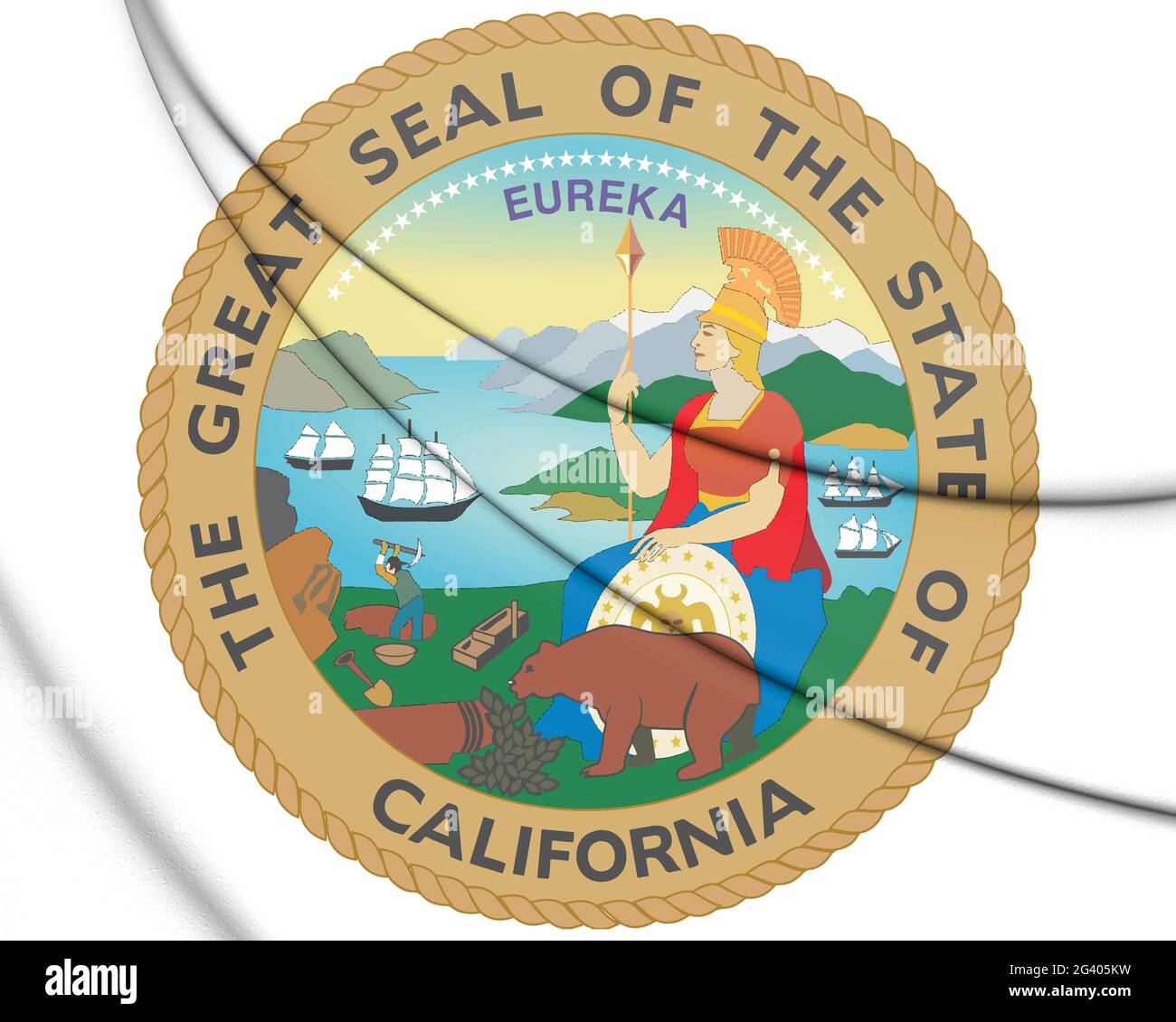 Californian coat of arms hi-res stock photography and images - Alamy