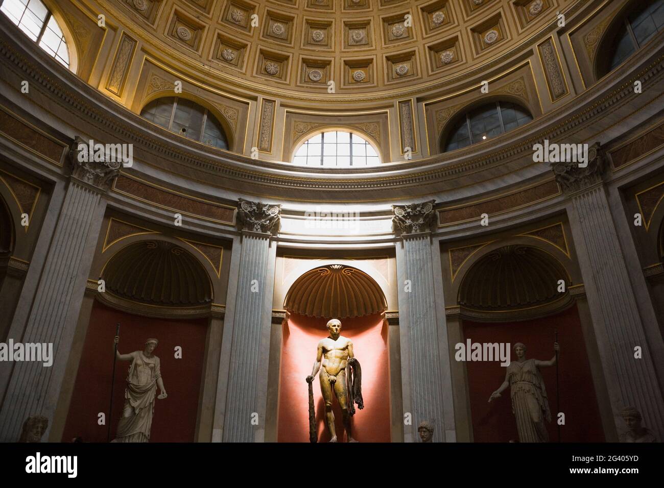Sculpture inside the Vatican Museums, Rome, Italy Stock Photo - Alamy
