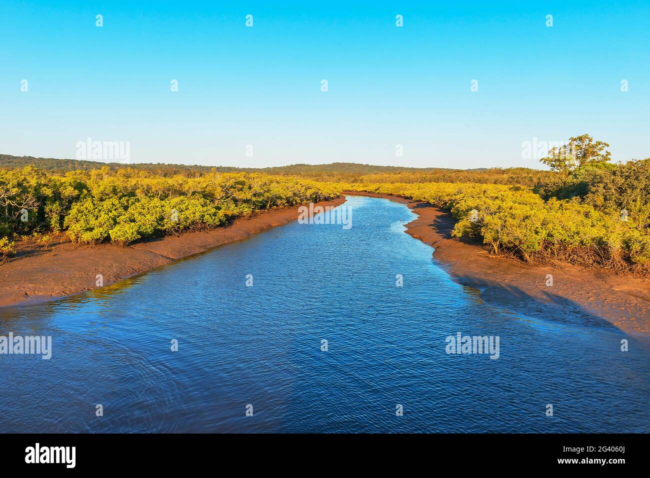 River stream, Fraser Island, Queensland, Australia Stock Photo - Alamy