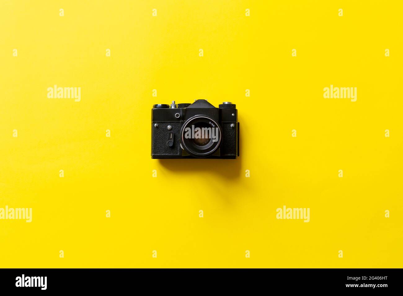 vintage classic old fashioned photo camera, simple creative idea ...