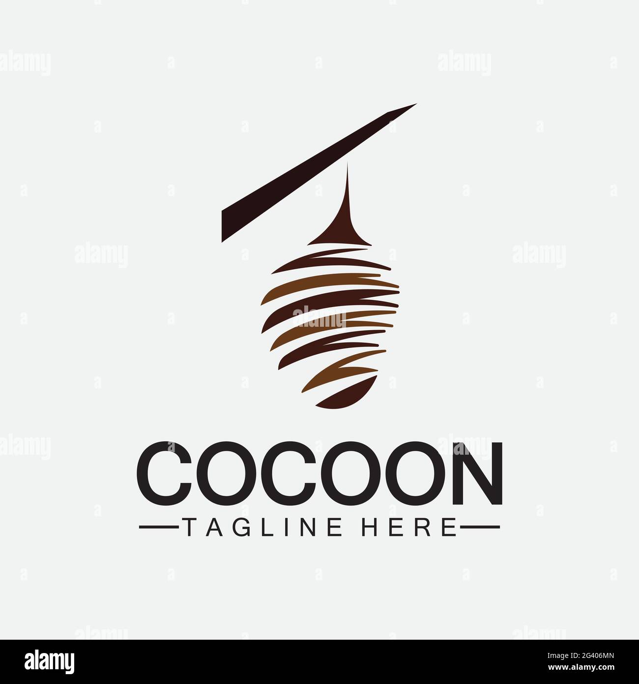 Butterfly cocoons Stock Vector Images - Alamy