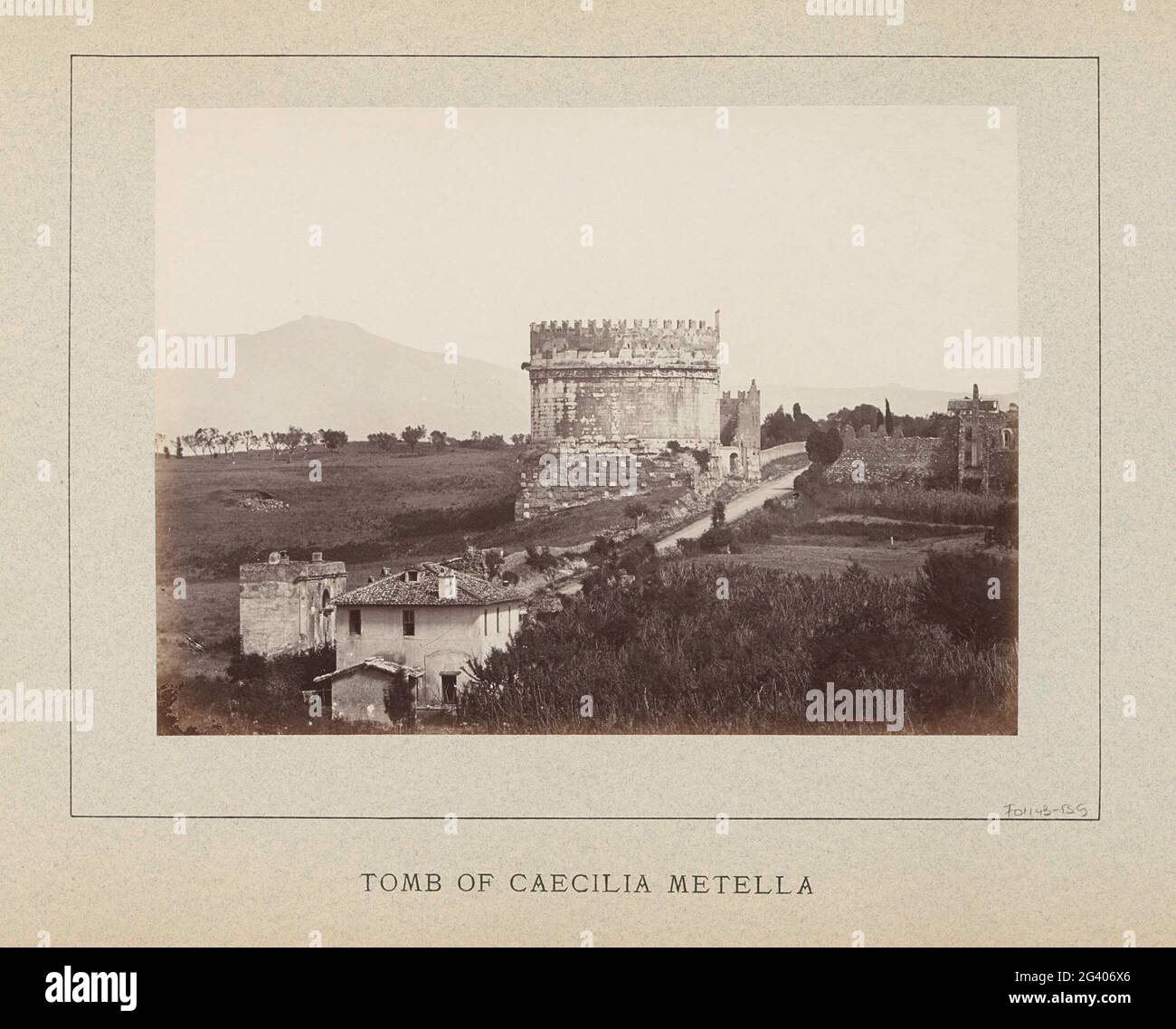 Appia with the tomb of caecilia metella hi-res stock photography and ...