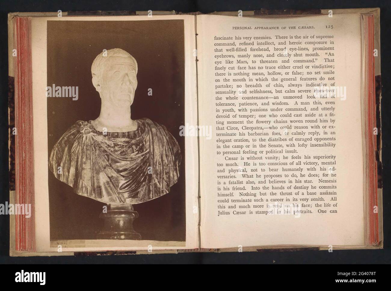 Portrait bust of Julius Caesar in the Capitoline museums in Rome Stock ...