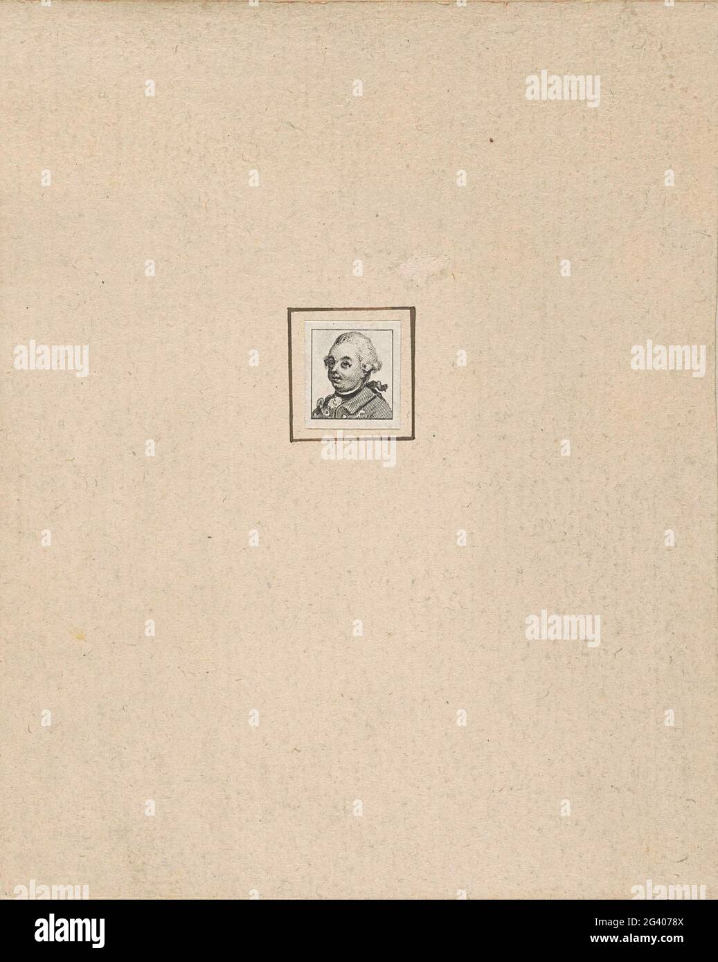 Portrait of Willem V, Prince of Orange-Nassau. Portrait of Willem V in ...