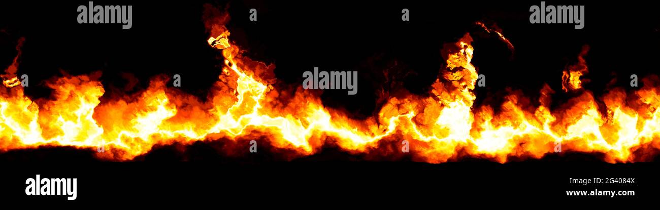 Stylized fire banner background Stock Photo - Alamy