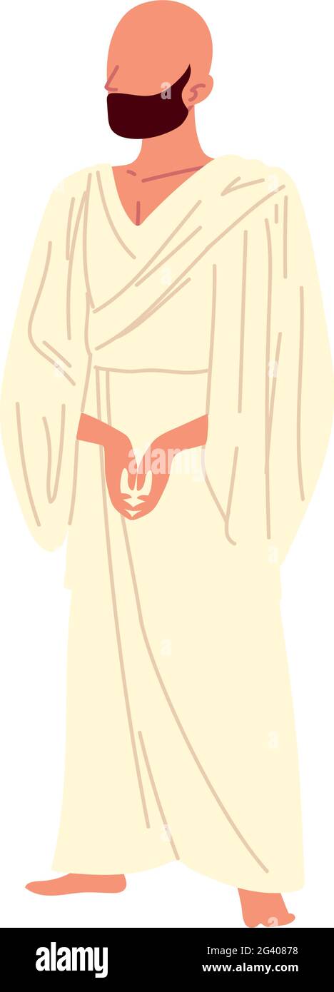 muslim bald man Stock Vector Image & Art - Alamy