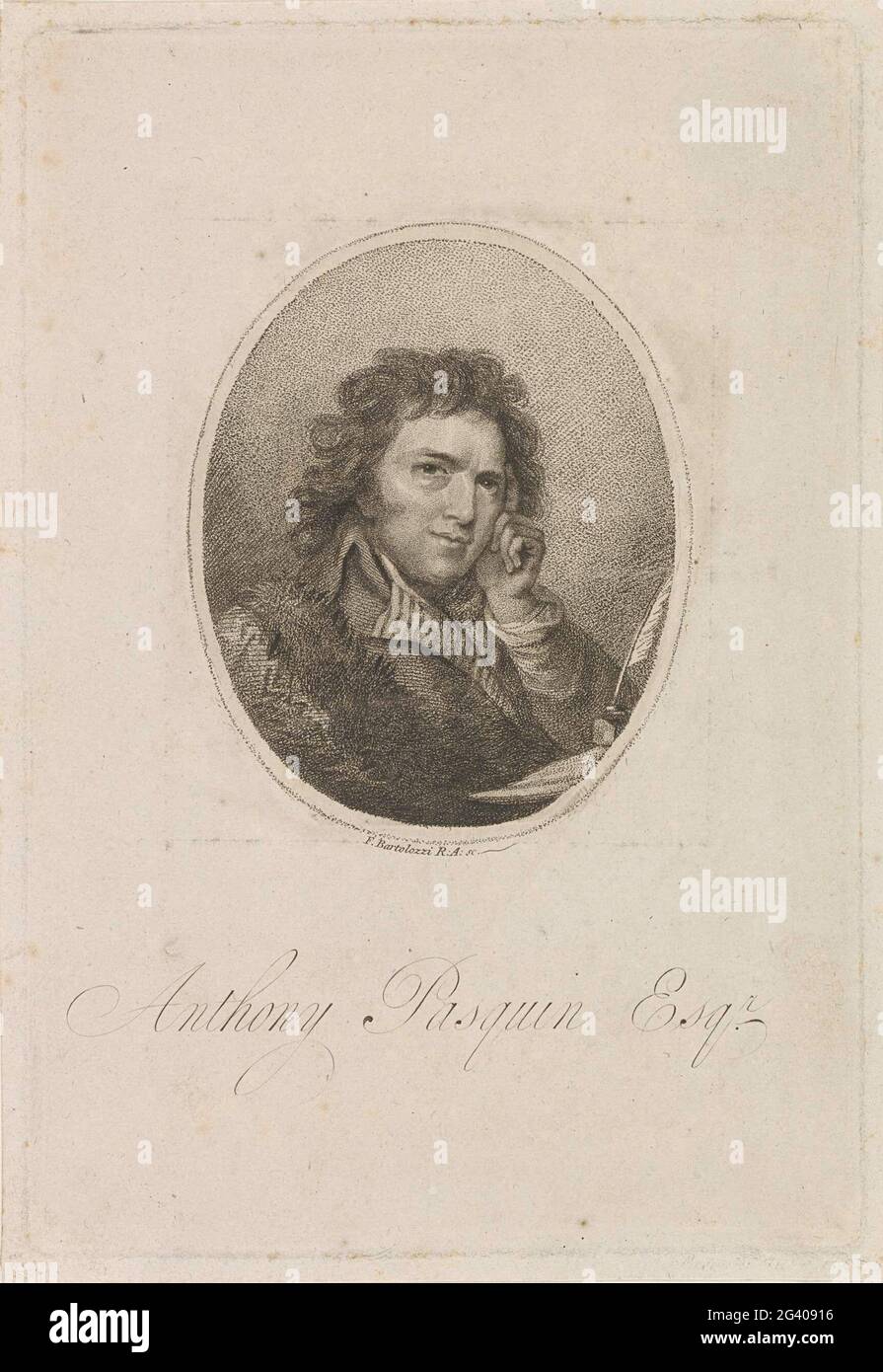 Portrait of John Williams. Portrait of writer John Williams (Pseudonym ...