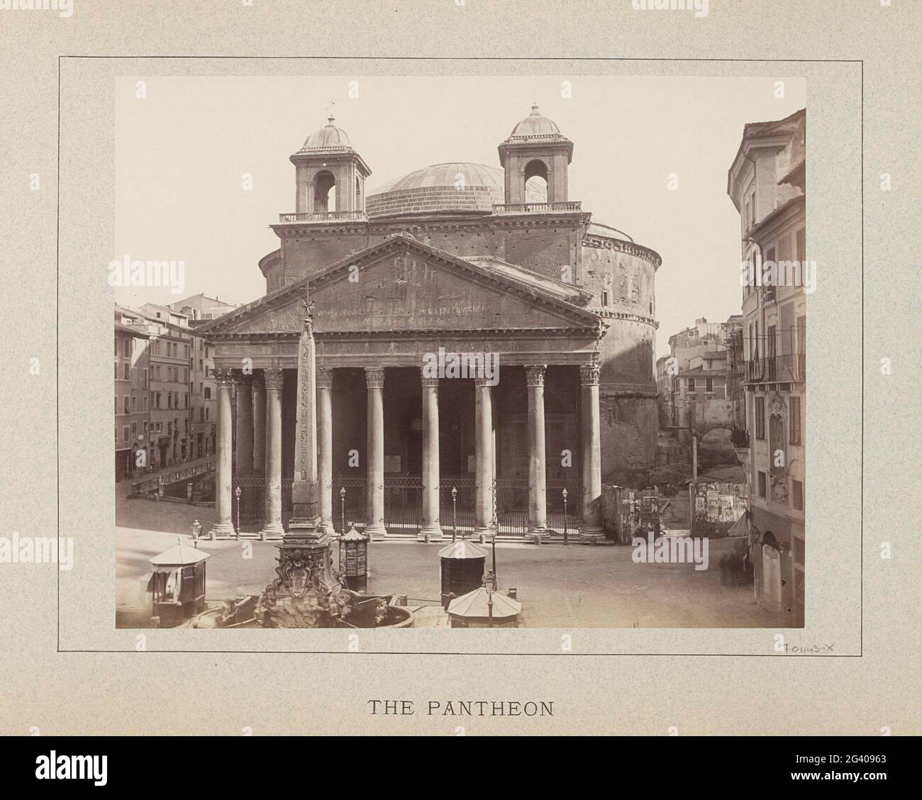 Exterior of the Pantheon in Rome; The Pantheon. Part of photo album ...