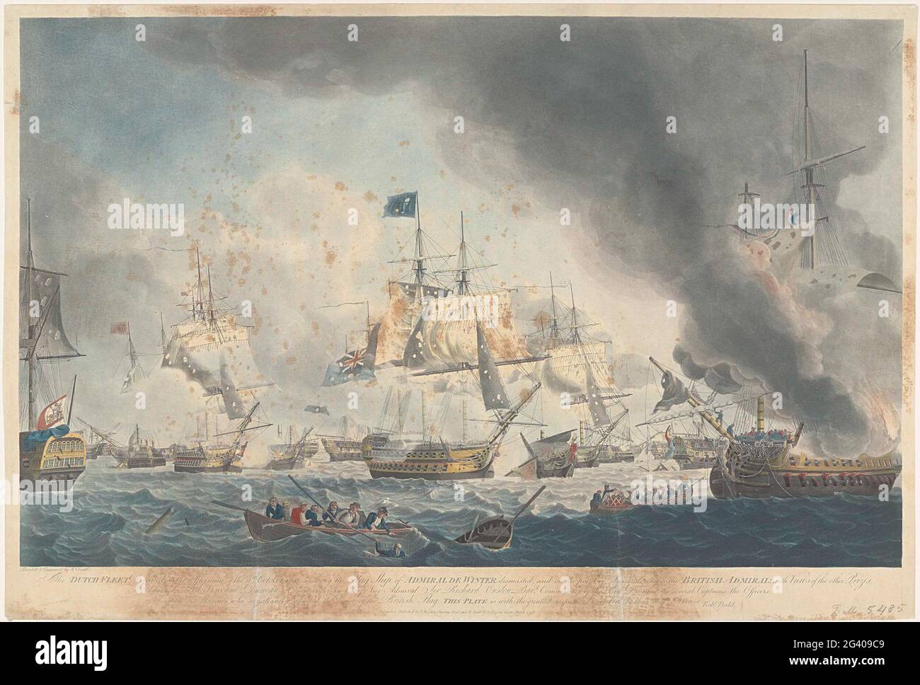 Battle of Kamperduin (1797): defeat of the Batavian fleet; The Dutch ...