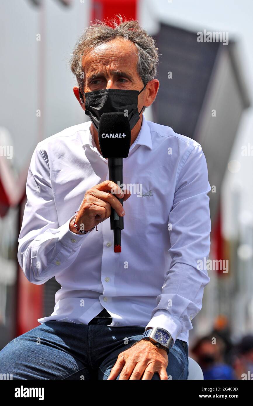 Le Castellet, France. 18th June, 2021. Alain Prost (FRA) Alpine F1 Team ...