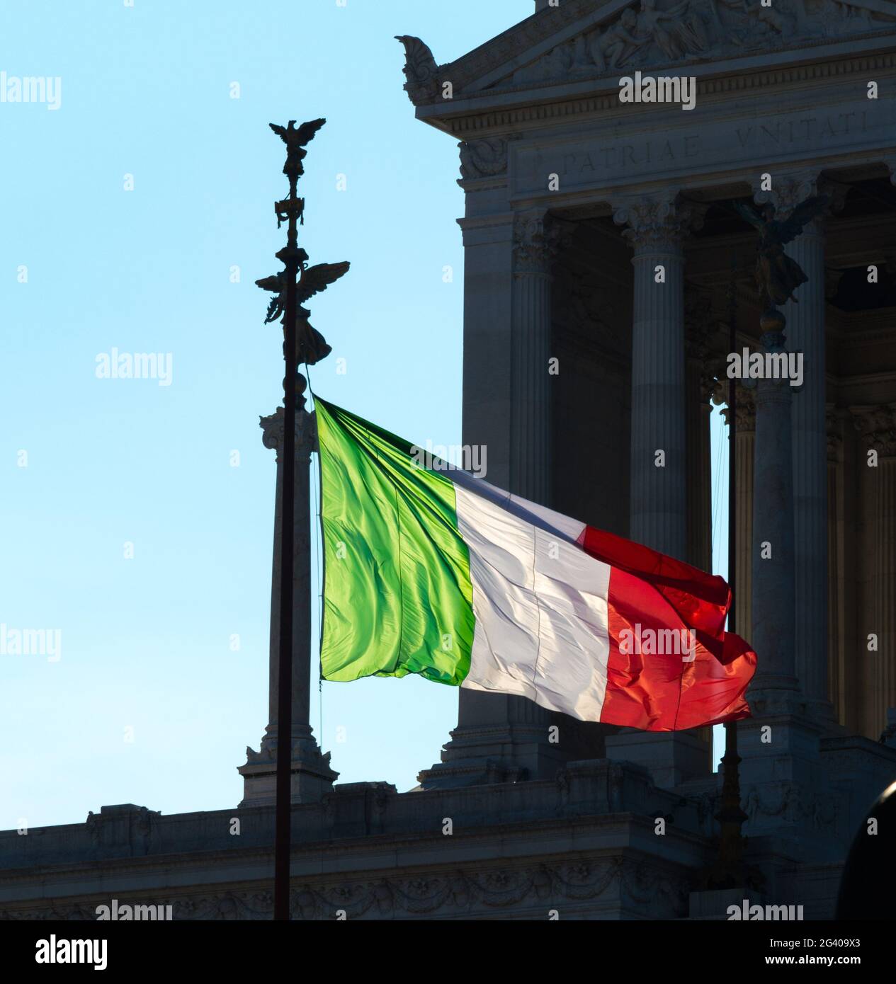 Real Italian Flag Stock Photo - Alamy
