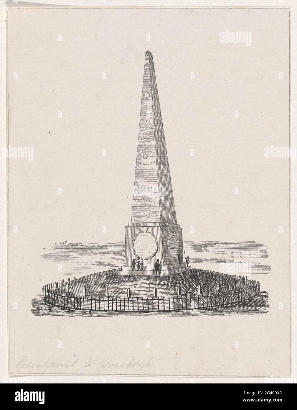 The Needle of Waterloo, Monument in honor of the Prince of Orange, in ...