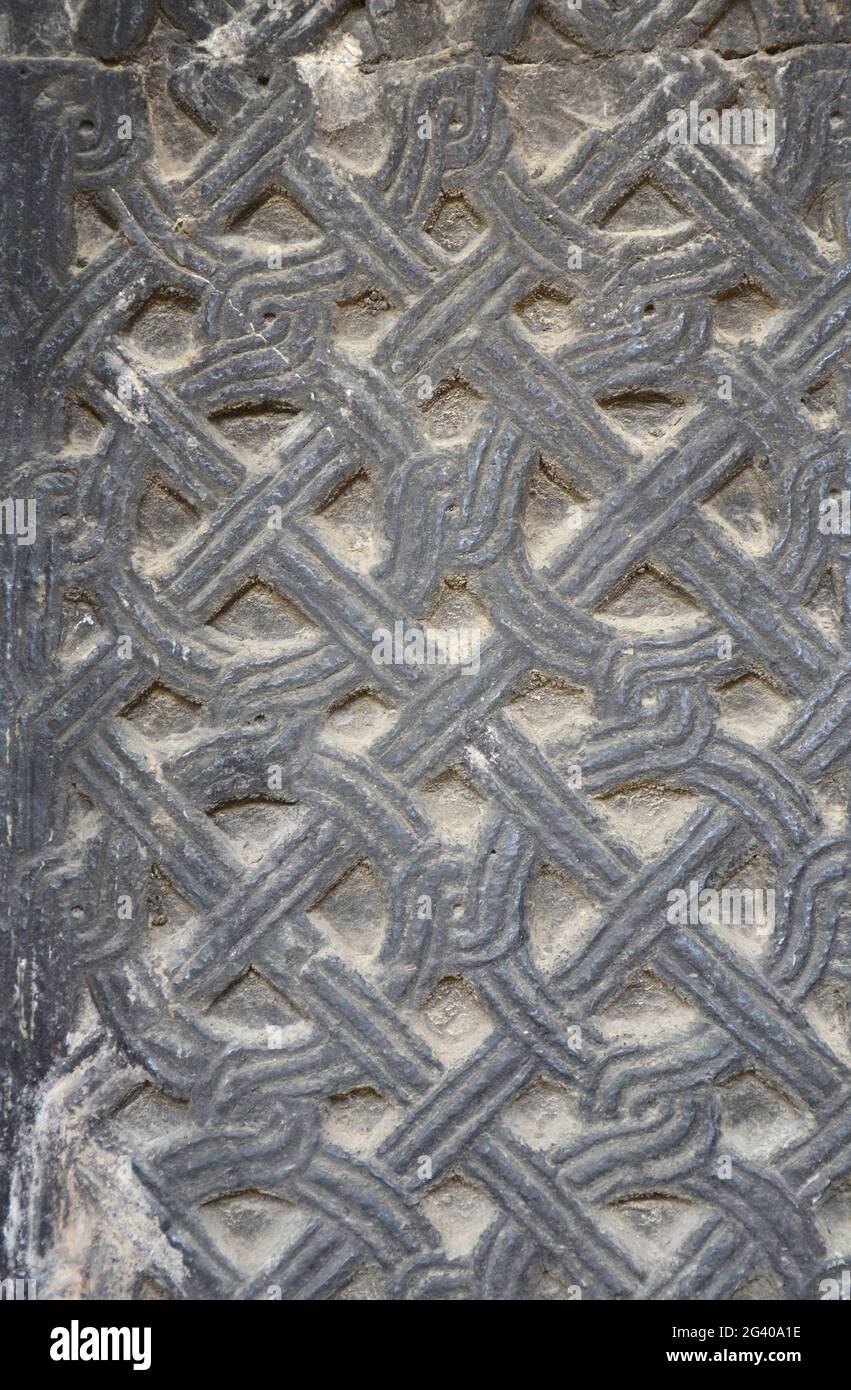 Stone ornaments on a wall of an ancient church Stock Photo - Alamy