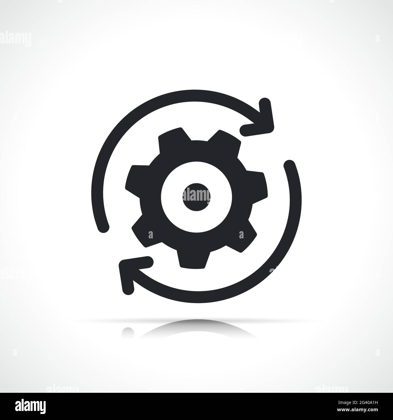 reset or update simple icon isolated design Stock Vector Image & Art ...