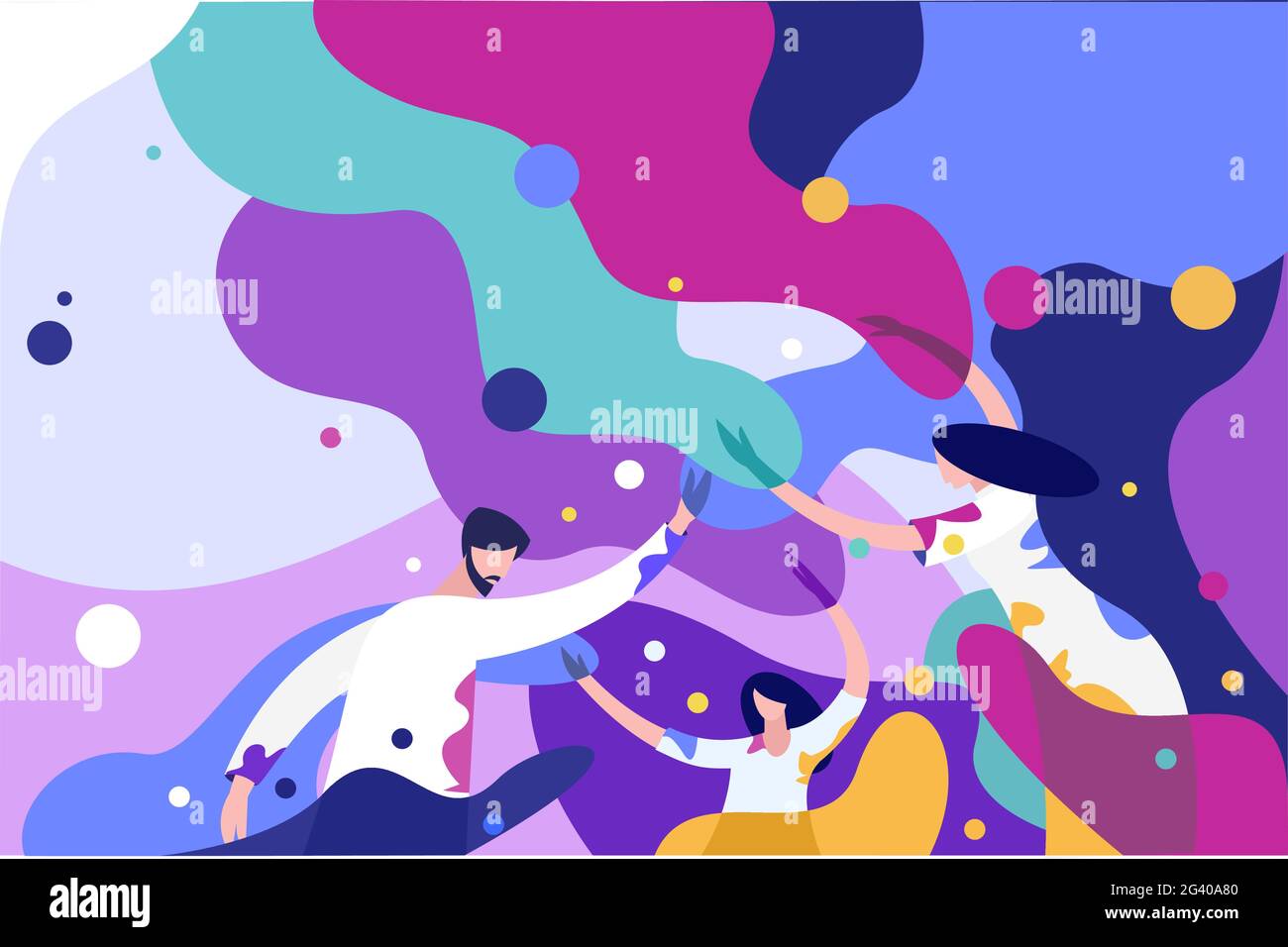 People celebrate the Holi festival by throwing colours to each other ...