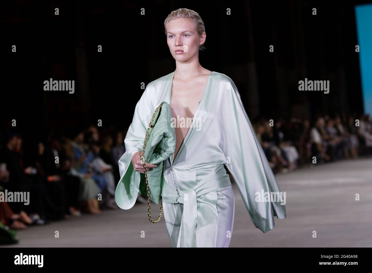 Jess PW walks the runway during the Ginger & Smart show during the ...