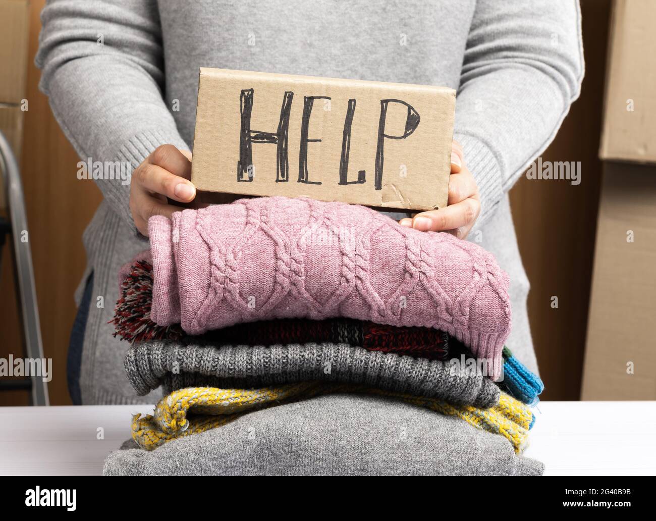 Clothes box hi-res stock photography and images - Alamy