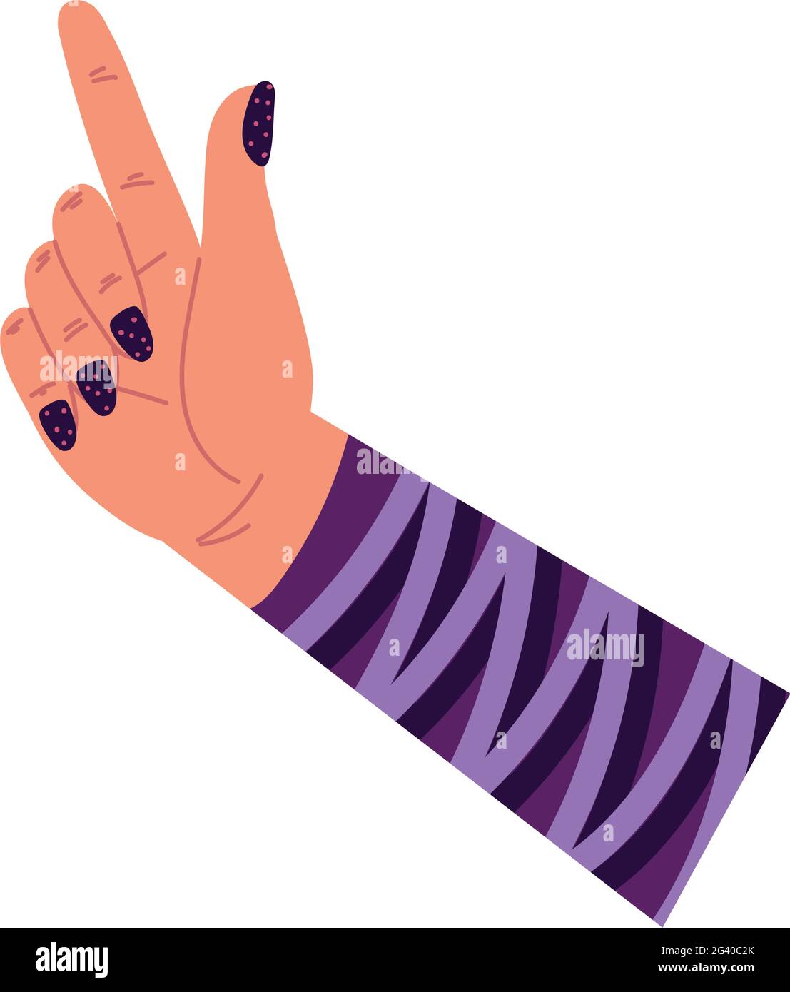 female hand up Stock Vector Image & Art - Alamy