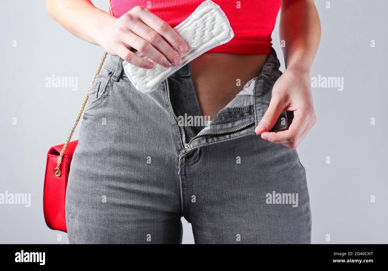 Unbuttoned jeans hi-res stock photography and images - Alamy