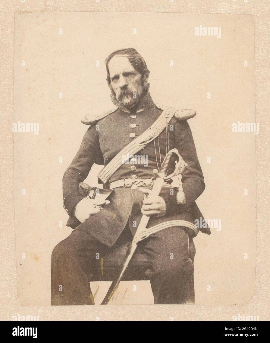 Army officer portrait Stock Photo - Alamy