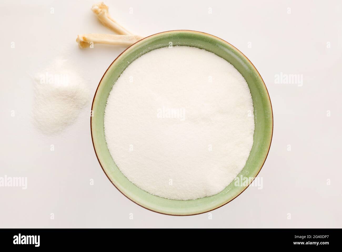 Top view collagen powder hi-res stock photography and images - Alamy