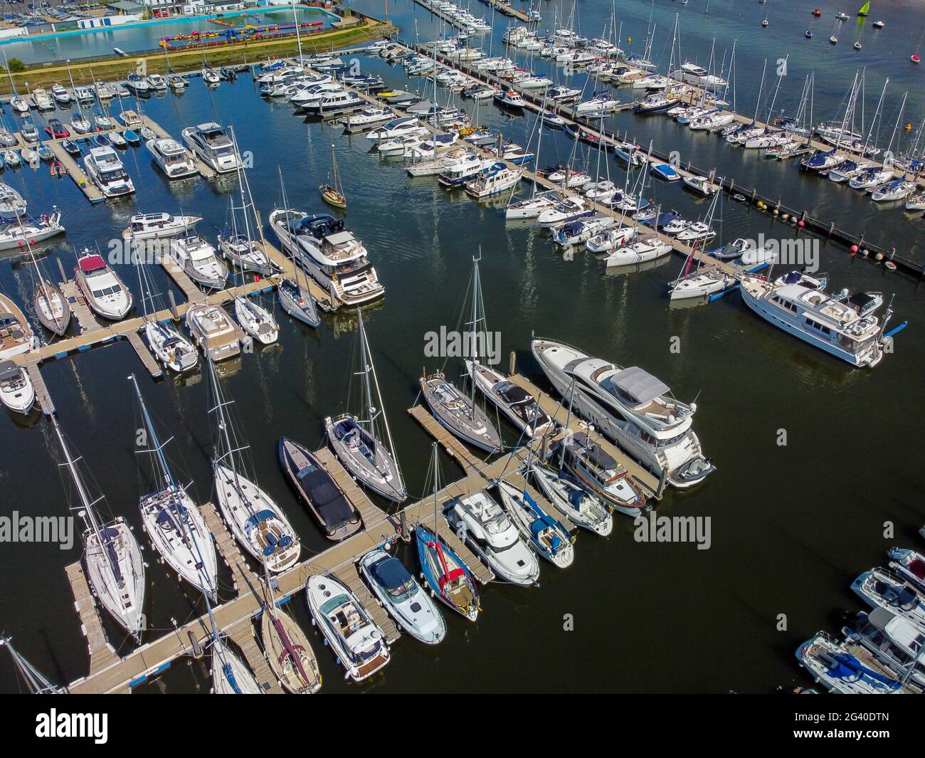 Lymington Aerial High Resolution Stock Photography and Images - Alamy
