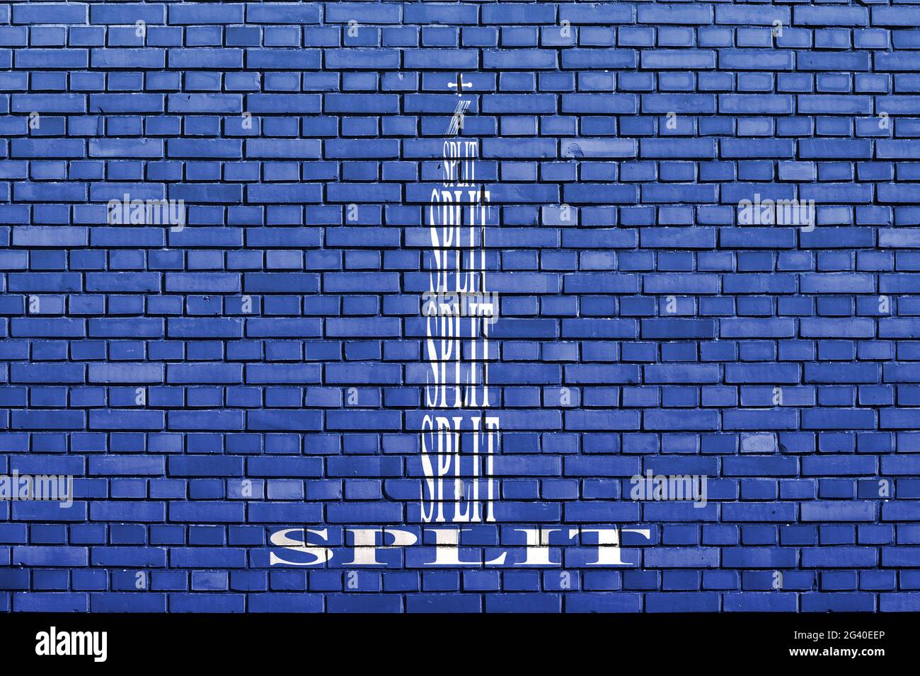 Symbolic national split hi-res stock photography and images - Alamy