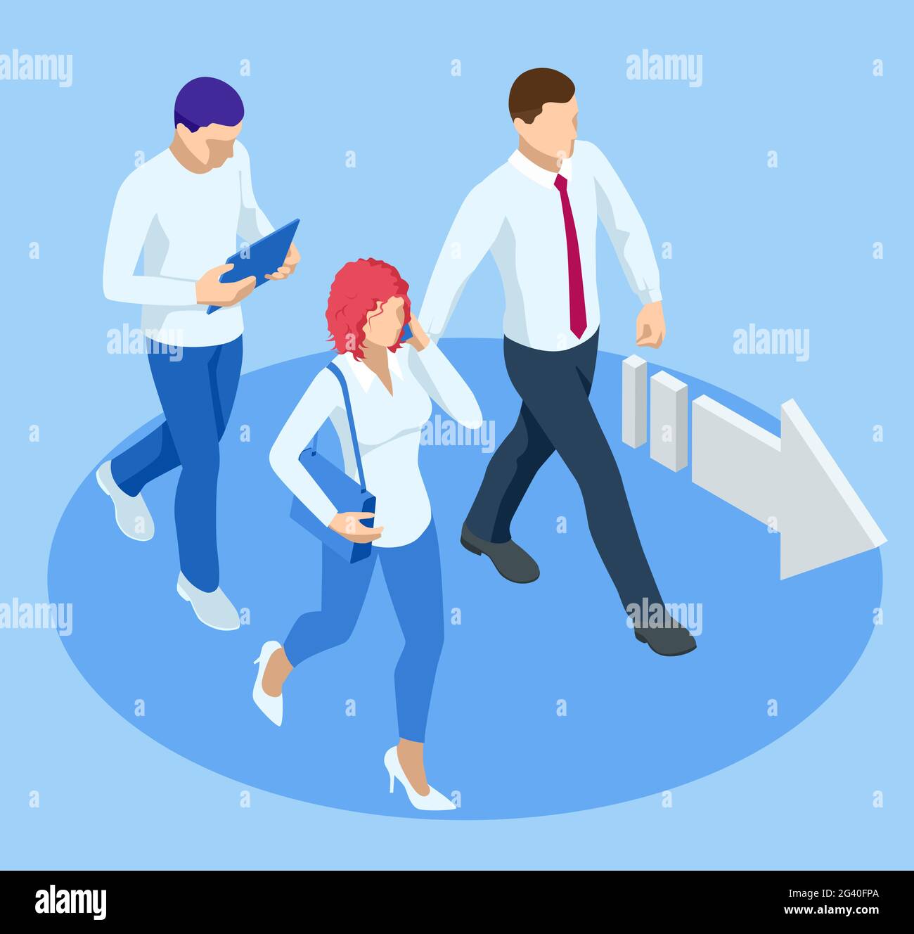 Aspiring leader Stock Vector Images - Alamy