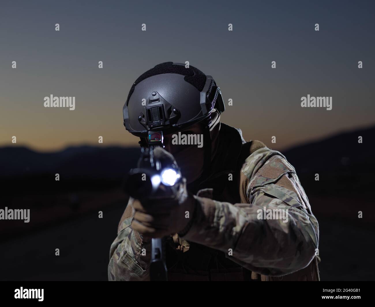 Full combat gear hi-res stock photography and images - Alamy