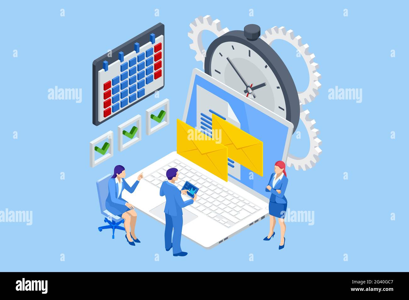 Job site activities Stock Vector Images - Alamy