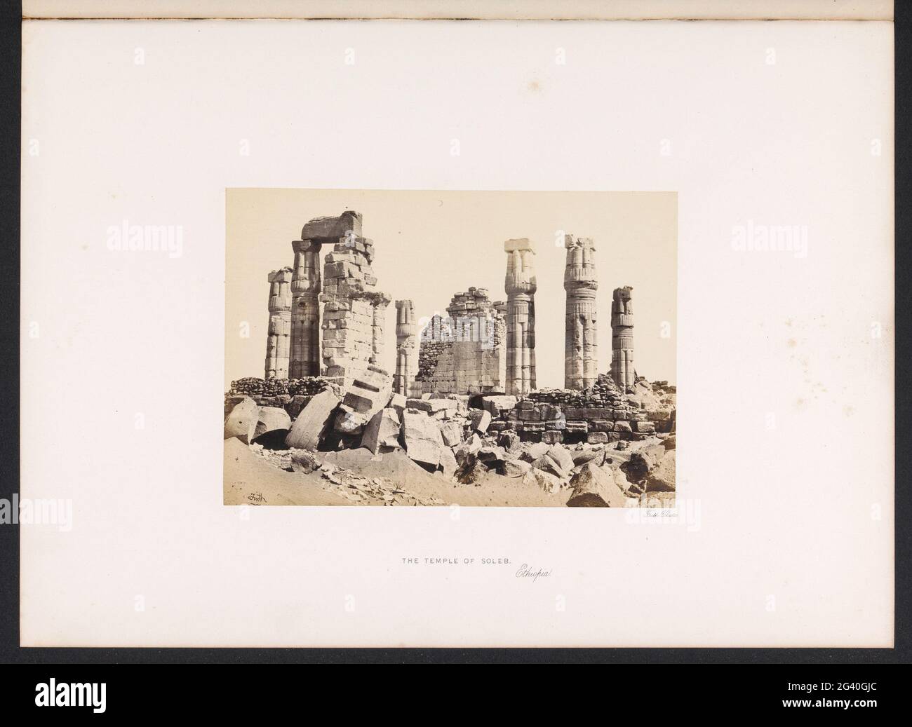 The temple of Soleb - Ethiopia Stock Photo - Alamy