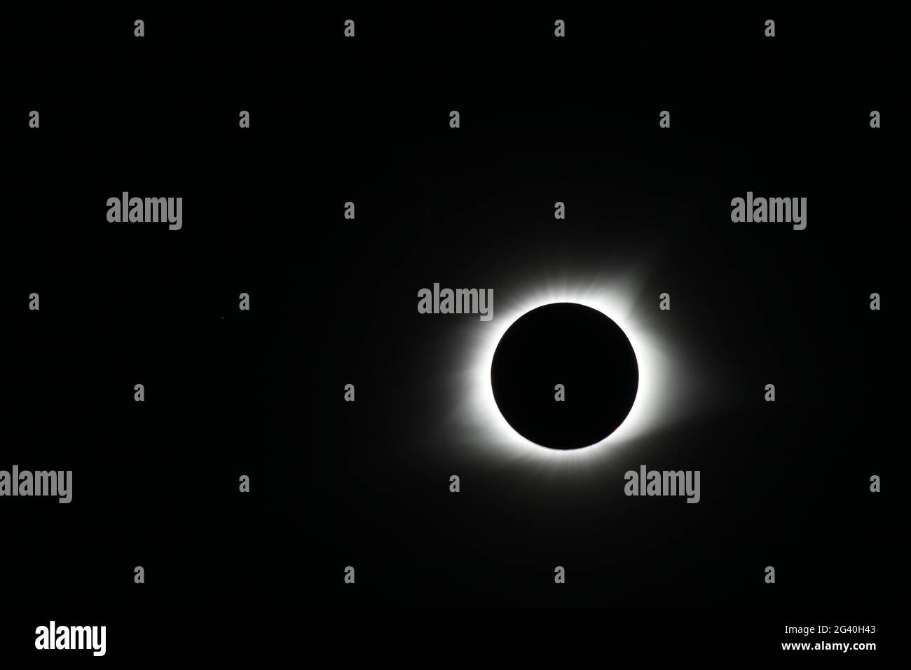 Total eclipse diamond ring Stock Photo - Alamy