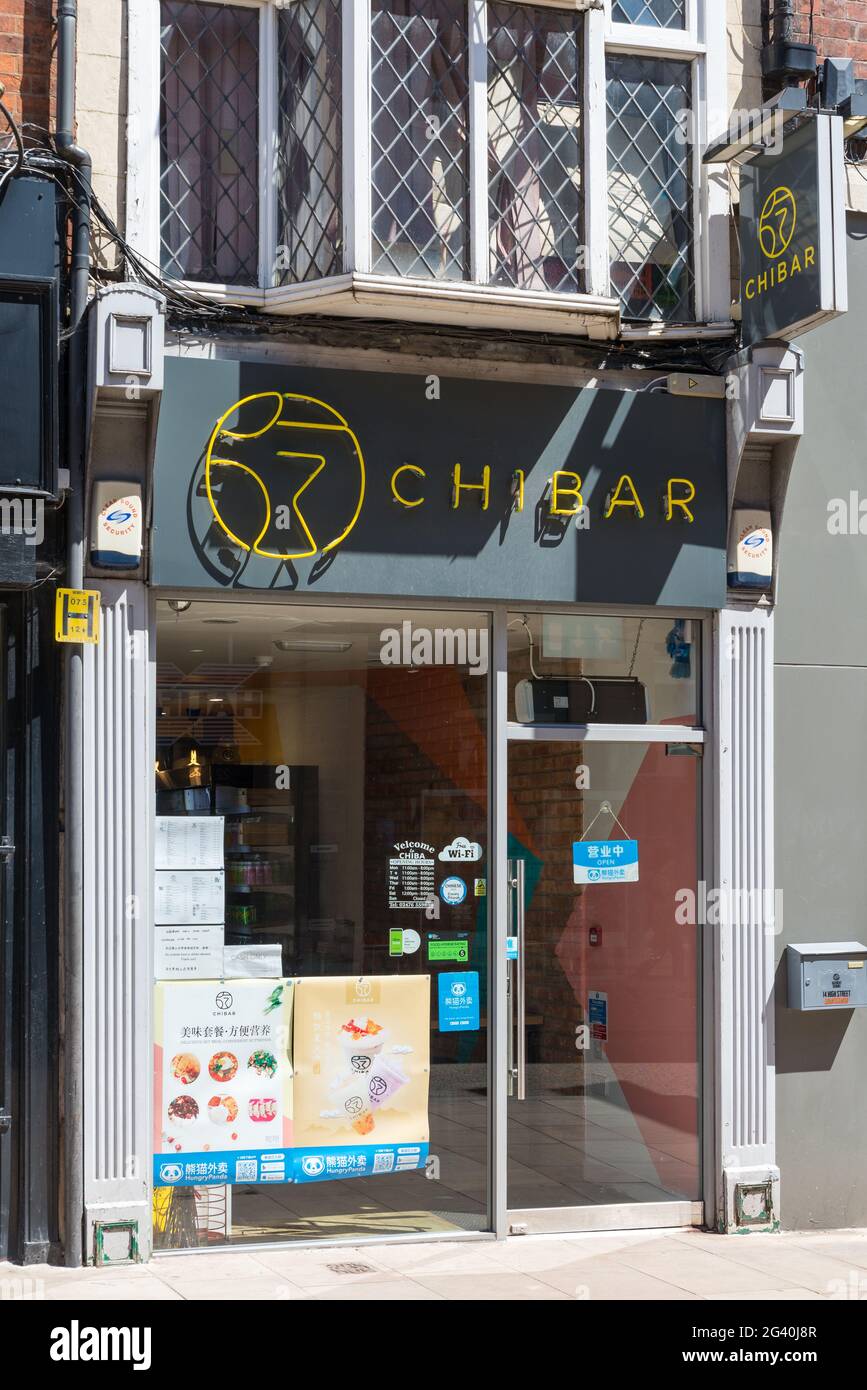 Chi Bar Cinese and Asian fusion restaurant in Coventry, UK Stock Photo ...